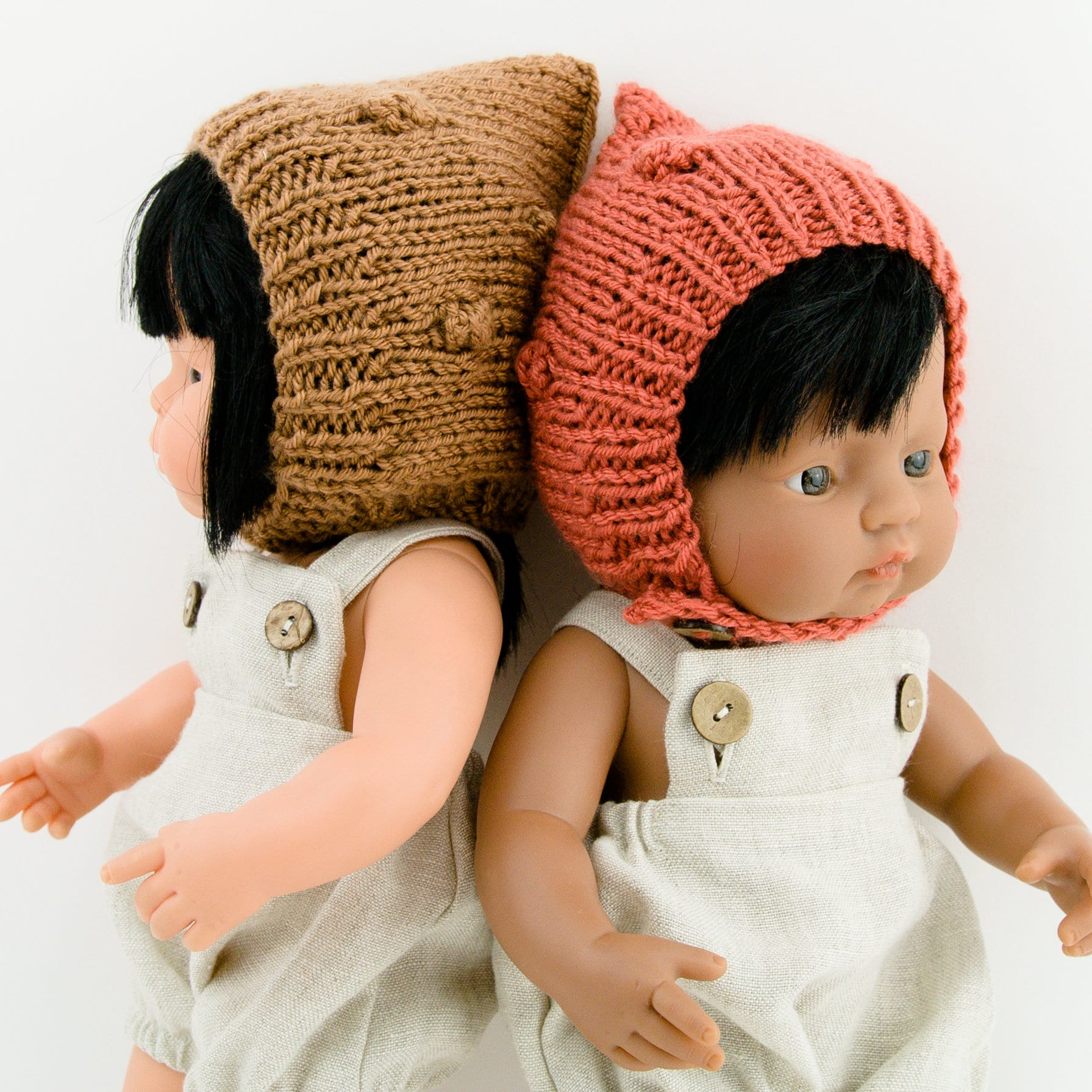 Miniland Pixie Bonnet Miniland Knitted Doll Bonnet 15 Inch | Etsy