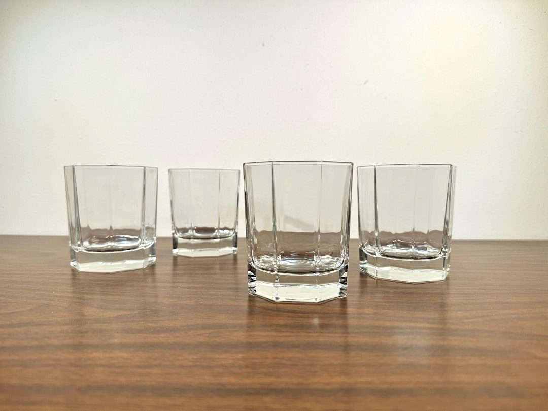 Four Luminarc Octime Clear 8 Oz Rocks Glasses Cristal D'arques-durand ...