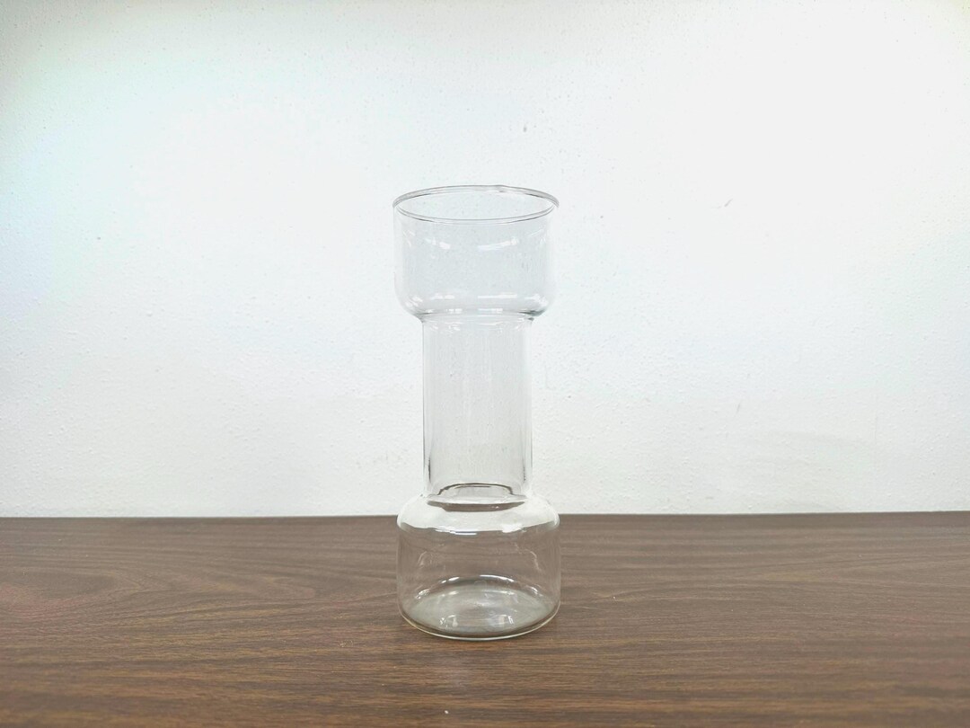 Pyrex Un-candle 7” Clear Glass Floating Votive Candle Holder / Vase ...
