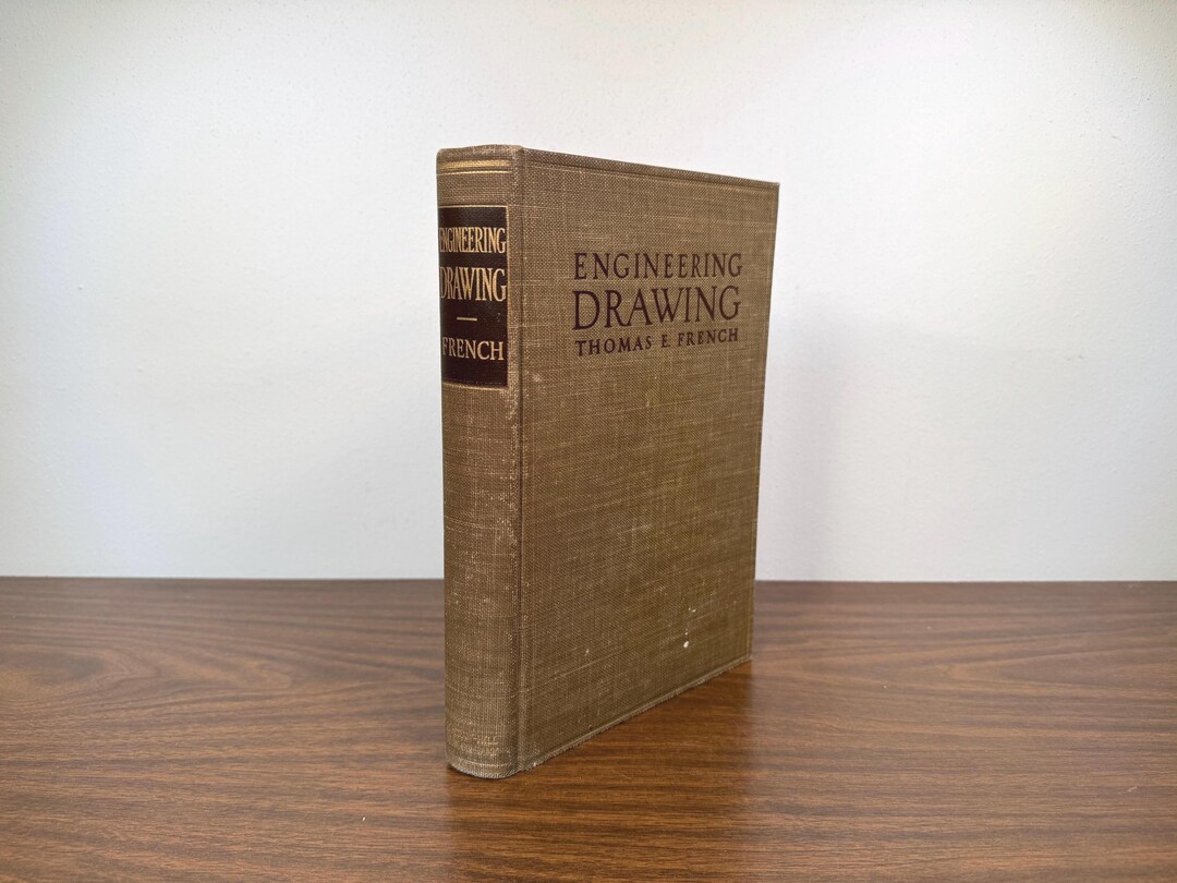 1946 Engineering Drawing by Thomas E. French - Midcentury Hardcover ...