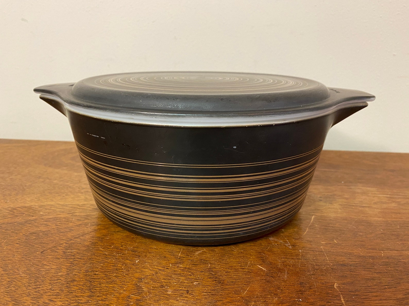 Pyrex Terra #475 2.5 QT Round Cinderella Casserole Dish With Lid ...