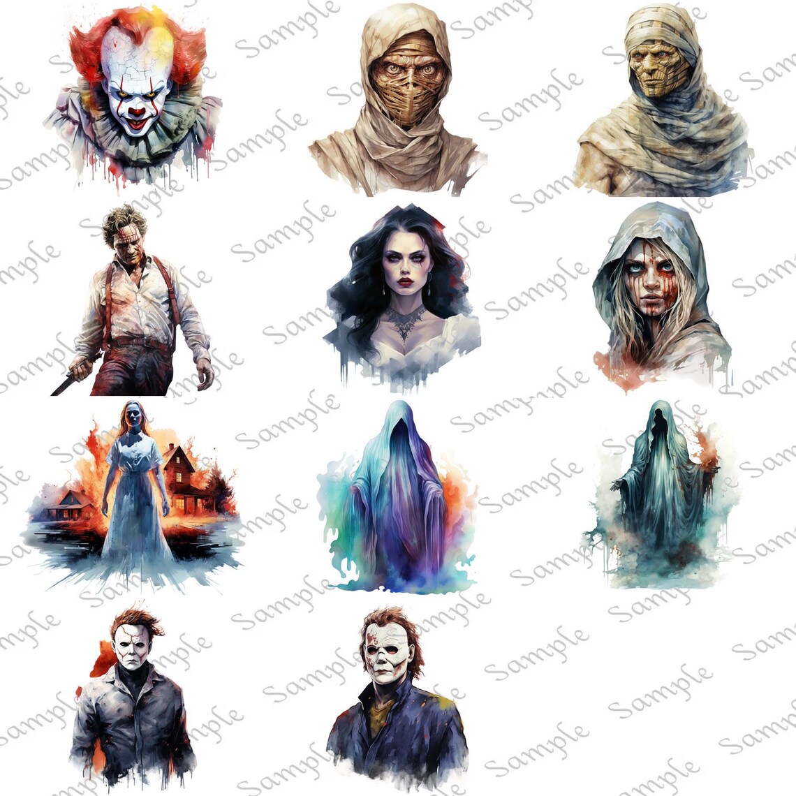 35 Horror Villain Clipart, High Quality Transparent Pngs, Instant ...