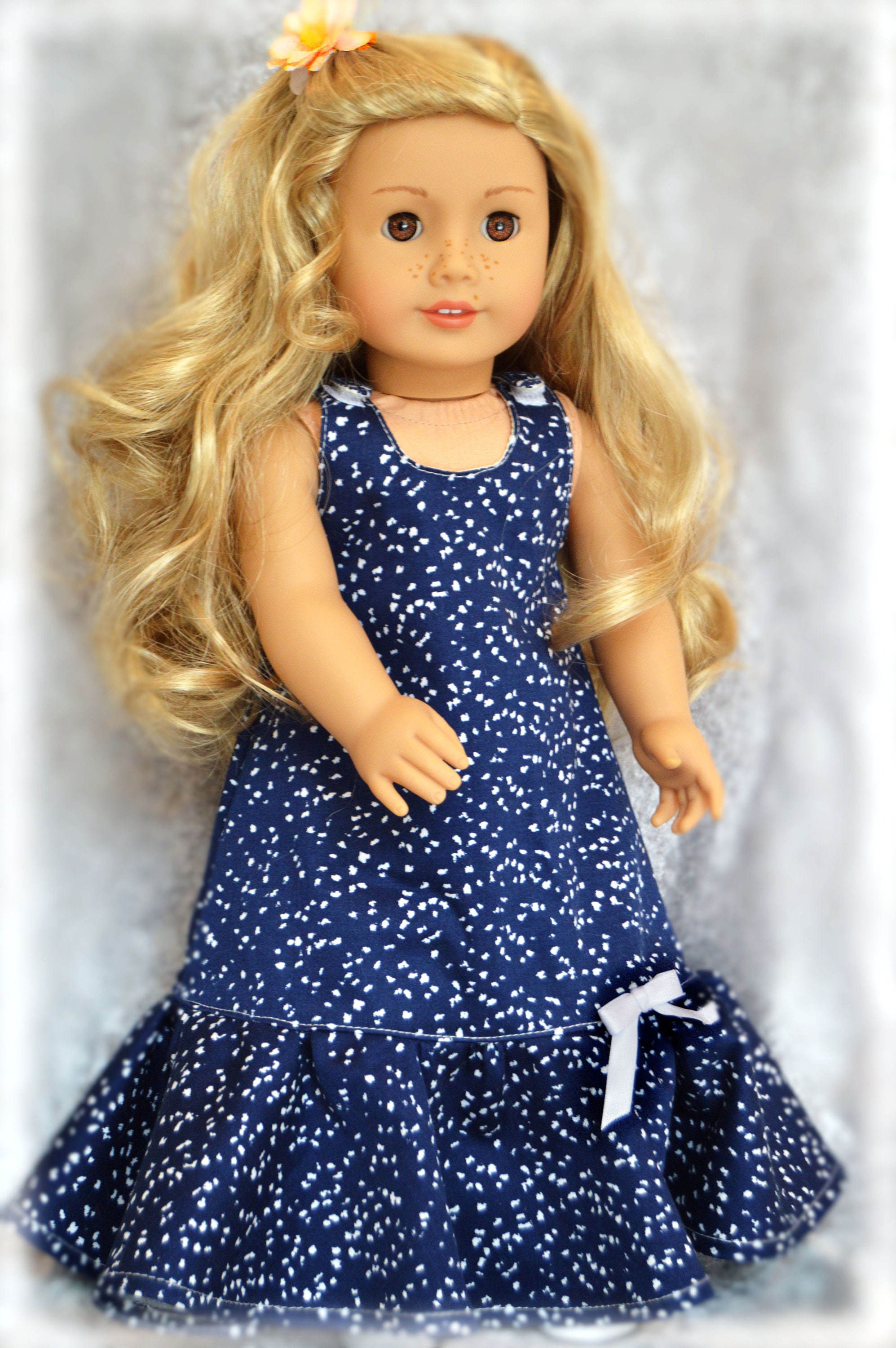 18 Inch Doll Clothes Pattern Charming Dress and Hairband for - Etsy