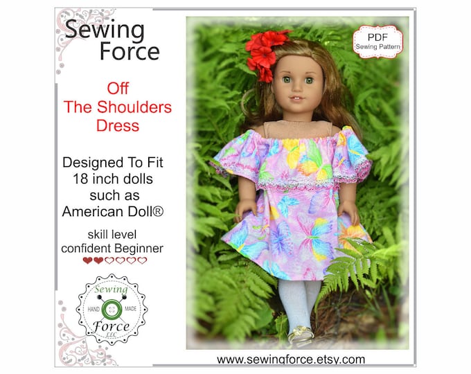 Simply Elegant Dress PDF Sewing Pattern Designed for 11 Inch - Etsy