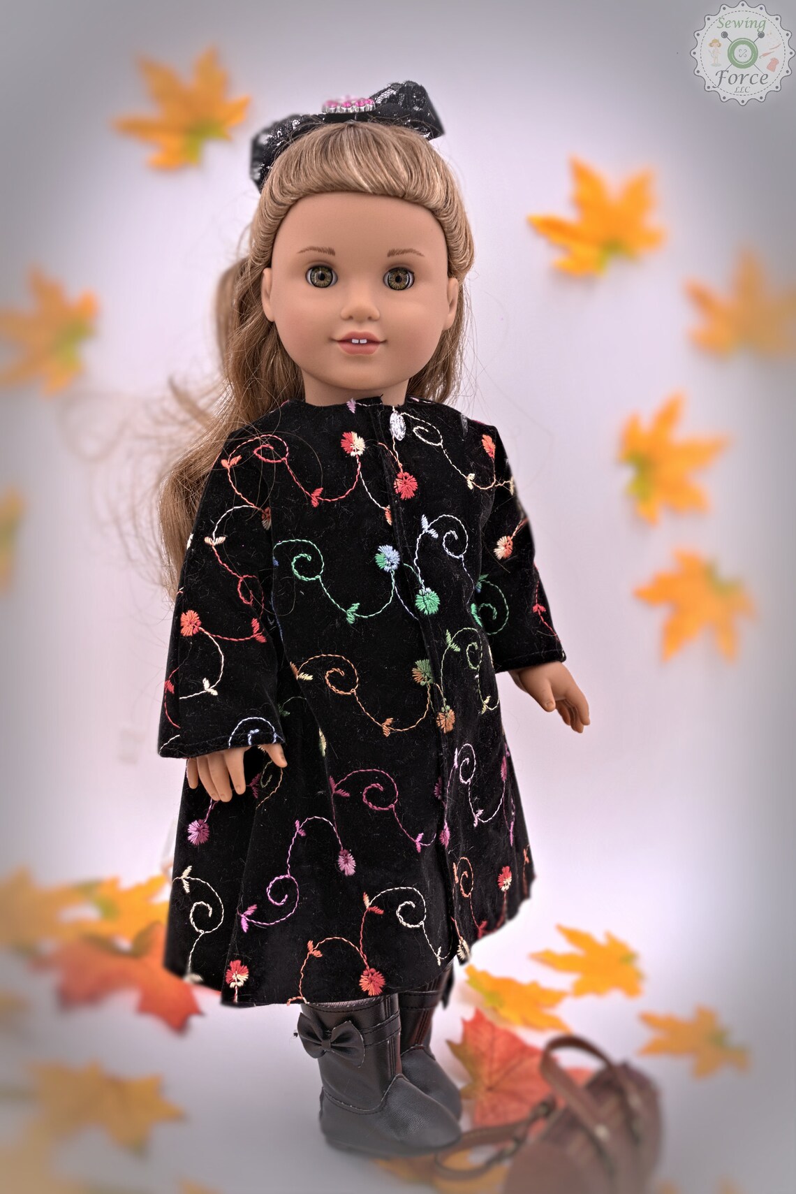 18 inch doll clothes pattern Fall and Winter Coat for dolls | Etsy