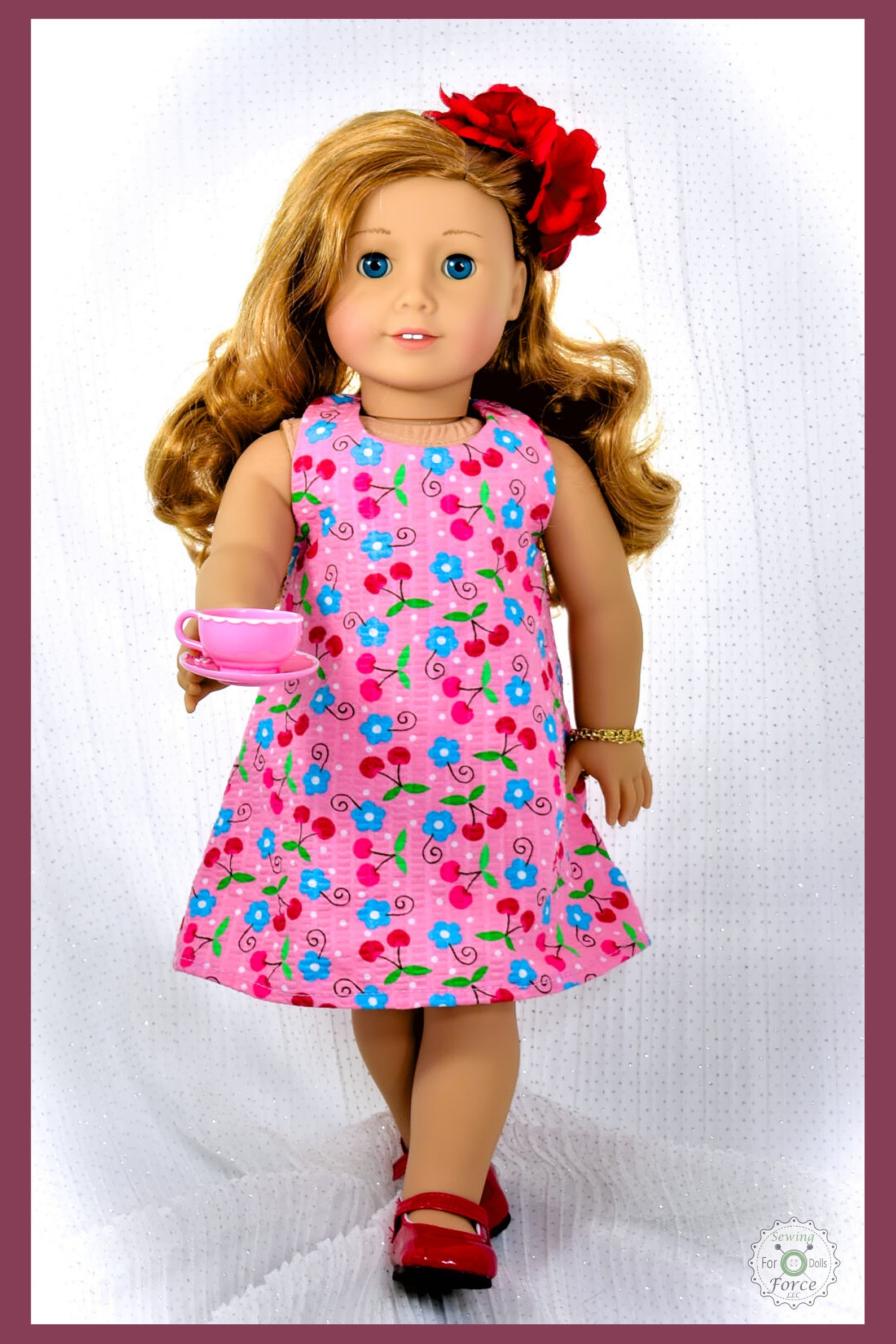 18 Inch Doll Dress Pattern Tea Party for Dolls Such as - Etsy