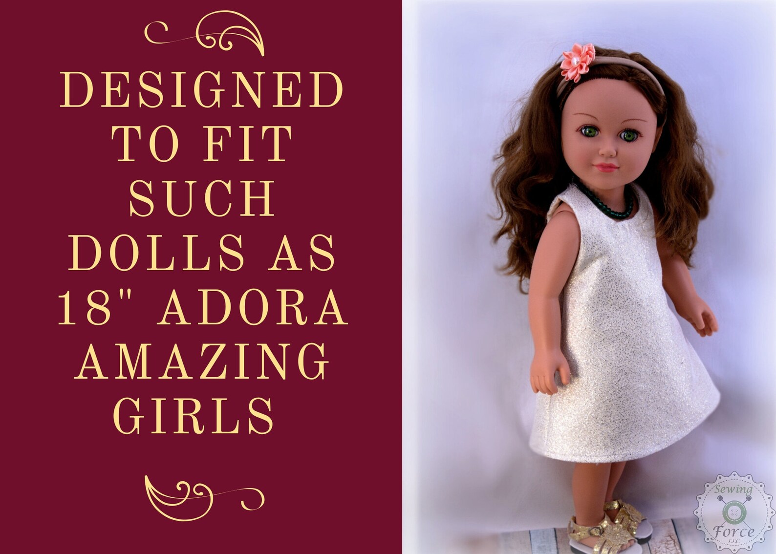 18 Inch Doll Dress Pattern Tea Party for Dolls Such as - Etsy