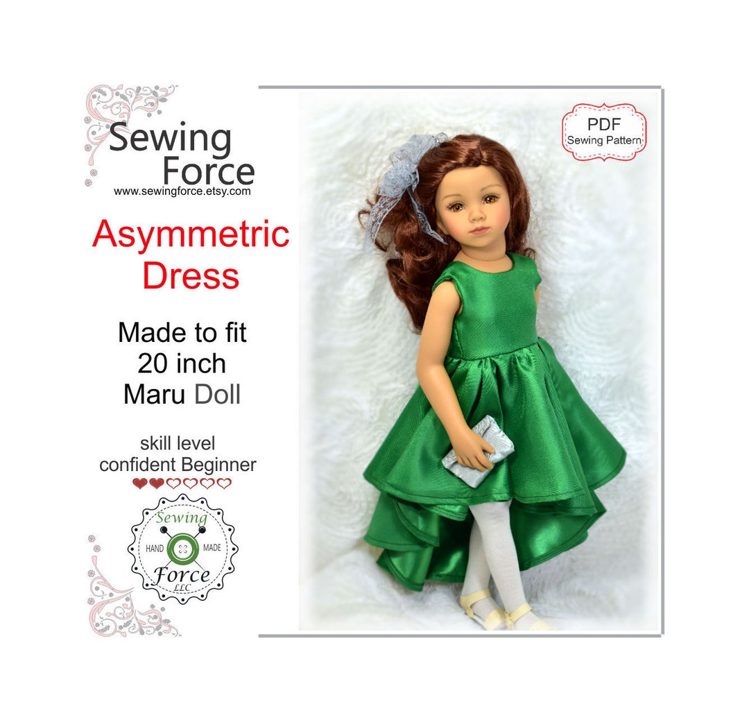 Designed for 20 Inch Maru Doll Clothes Dress Pattern, PDF Sewing ...