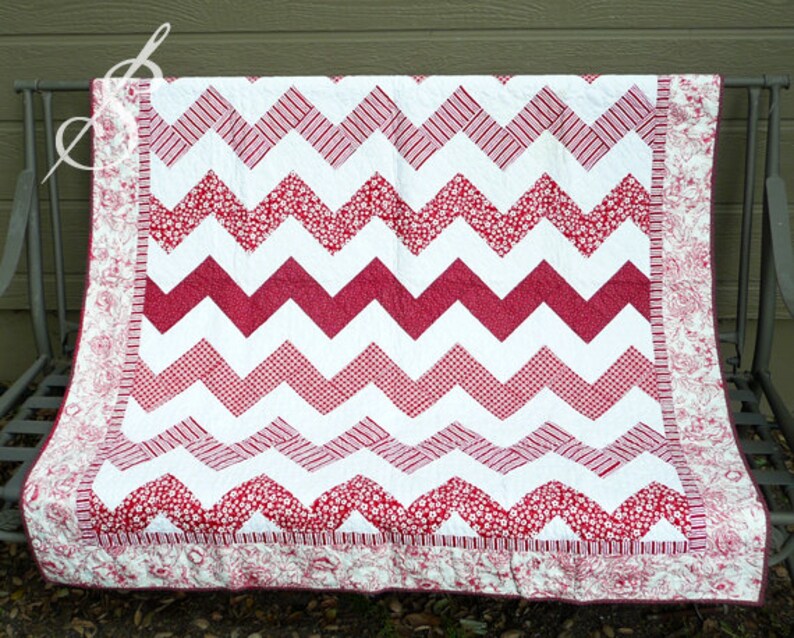 ZigZag: A Chevron Quilt Pattern | Etsy