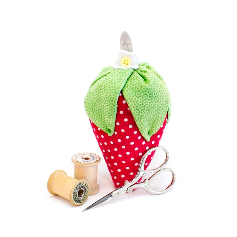 Strawberry Pincushion - Etsy