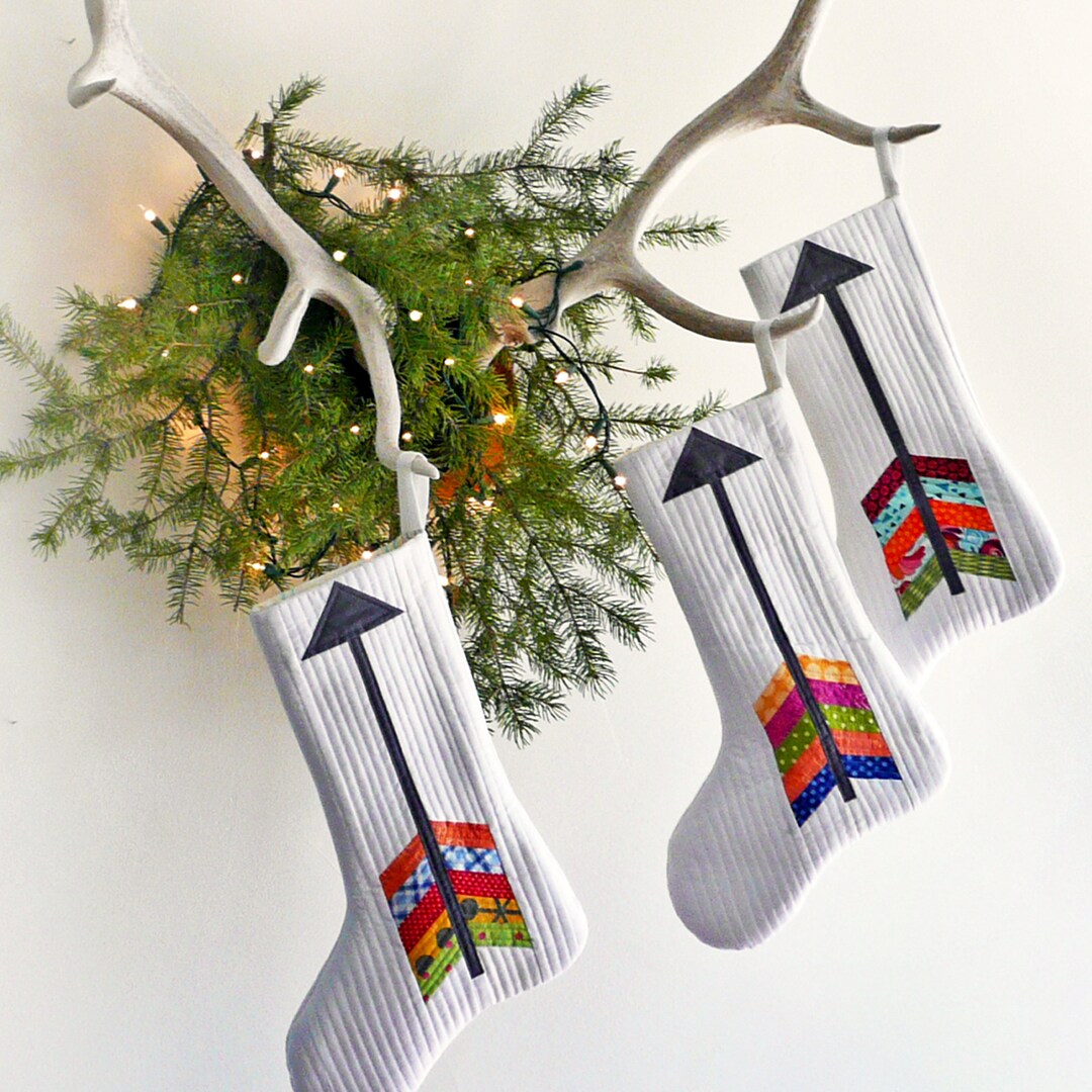 Straight and Narrow: A Christmas Stocking Pattern - Etsy