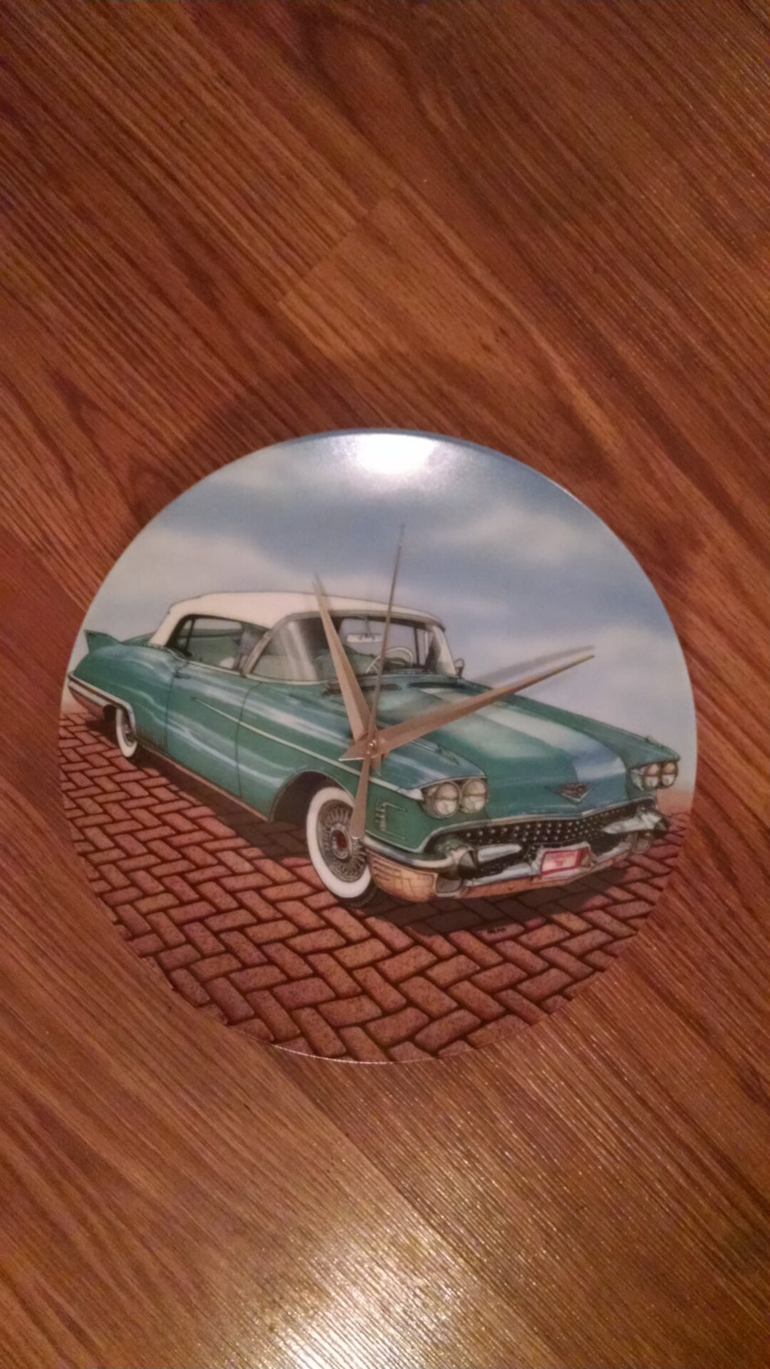 Dream Machines Series Delphi Blue 8 1/2 Inch Collector Plate Clock ! - Etsy