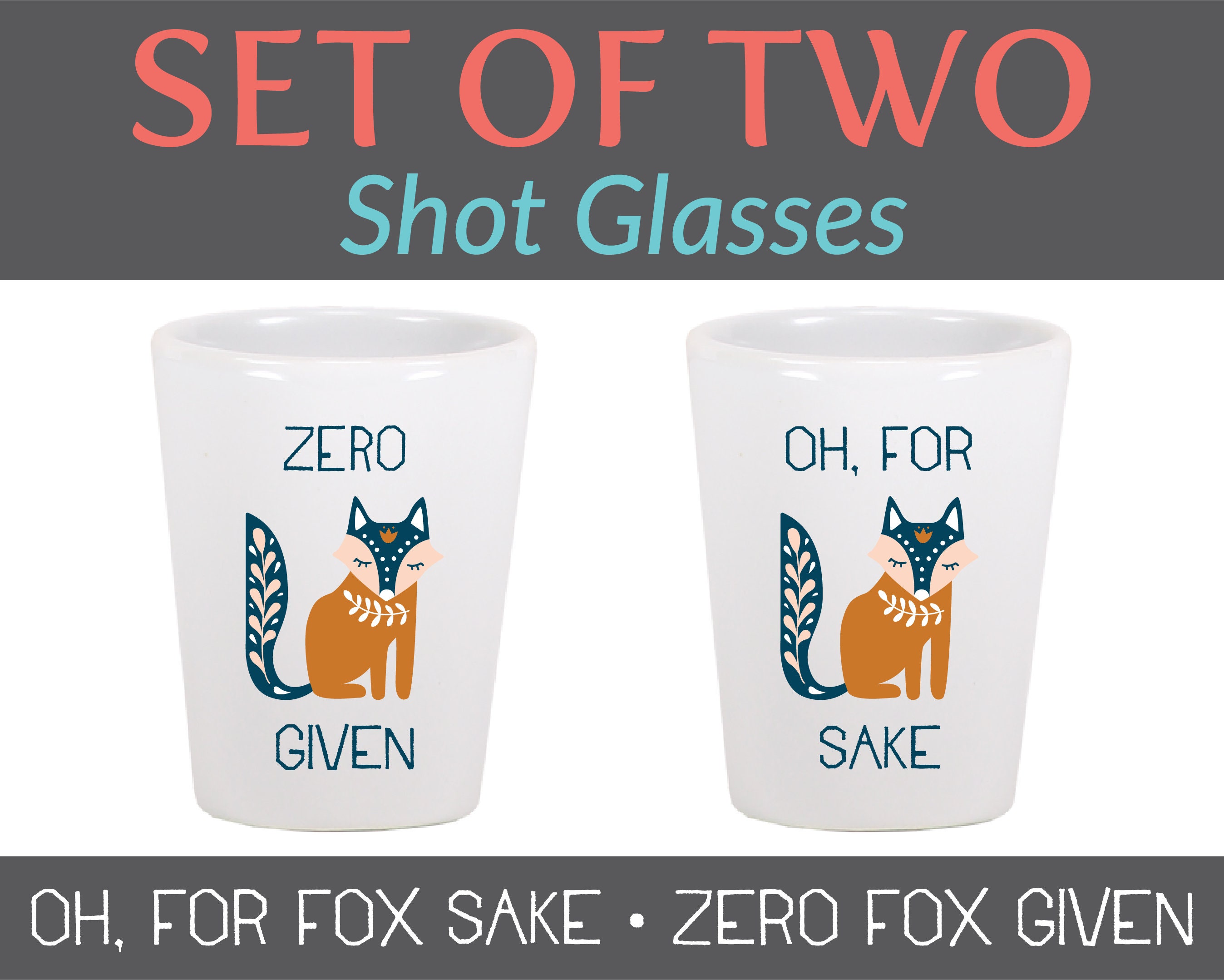 Fox Shot Glasses - Etsy