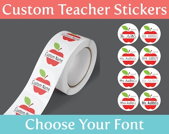 Teacher Apple Decal Teacher Appreciation Gift for Coffee - Etsy