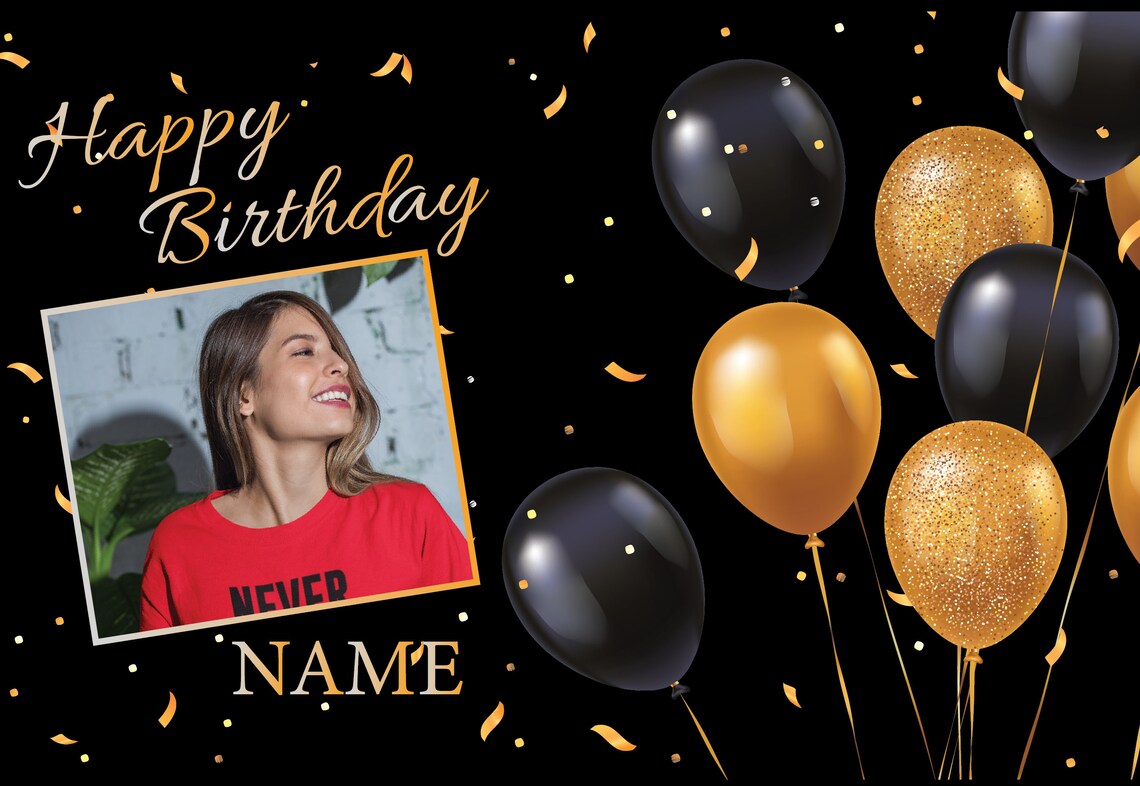 Personalized Birthday Banner Indoor or Outdoor Custom - Etsy