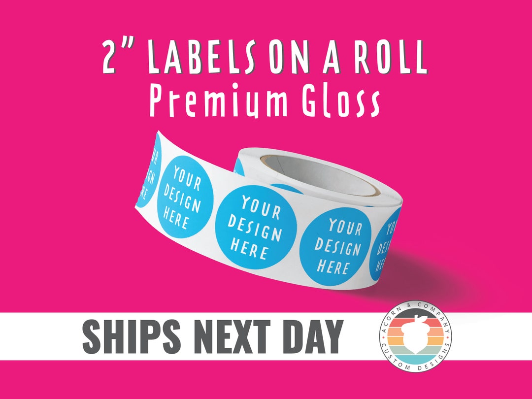Custom Stickers on A Roll, Product Packaging Sticker, Logo Sticker ...