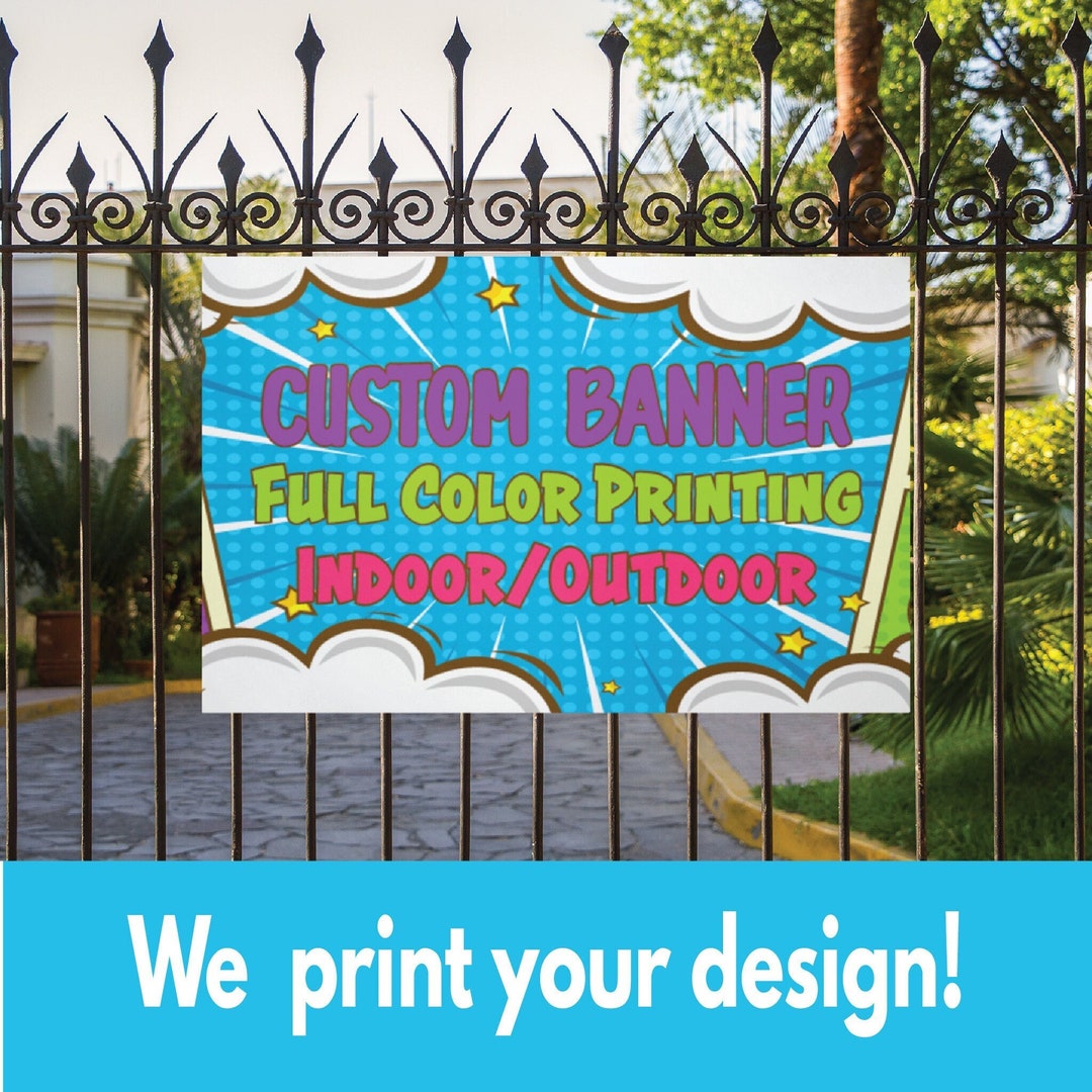 Custom Banner, Personalized Banner Printing, Trade Show Banner, Event ...