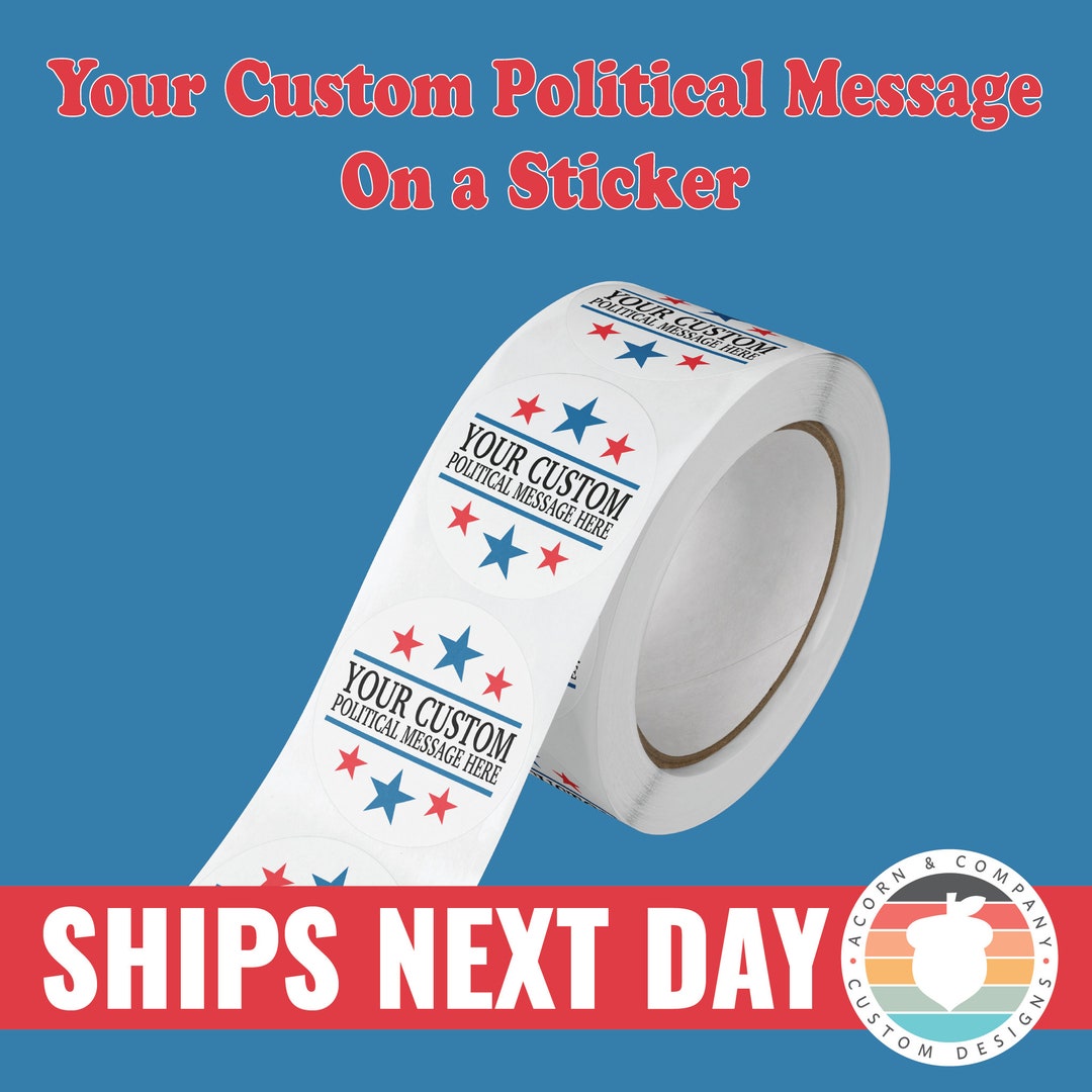 Political Sticker, Republican Sticker, Democrat Sticker, Election ...