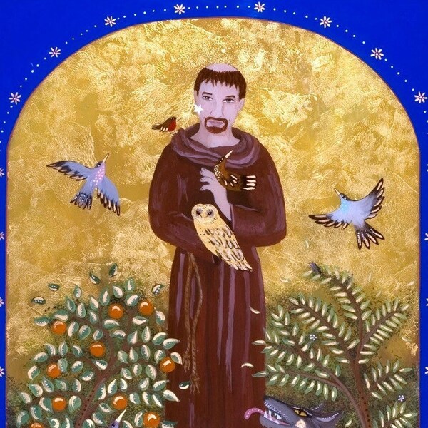 St Francis of Assisi Wall Art - Etsy