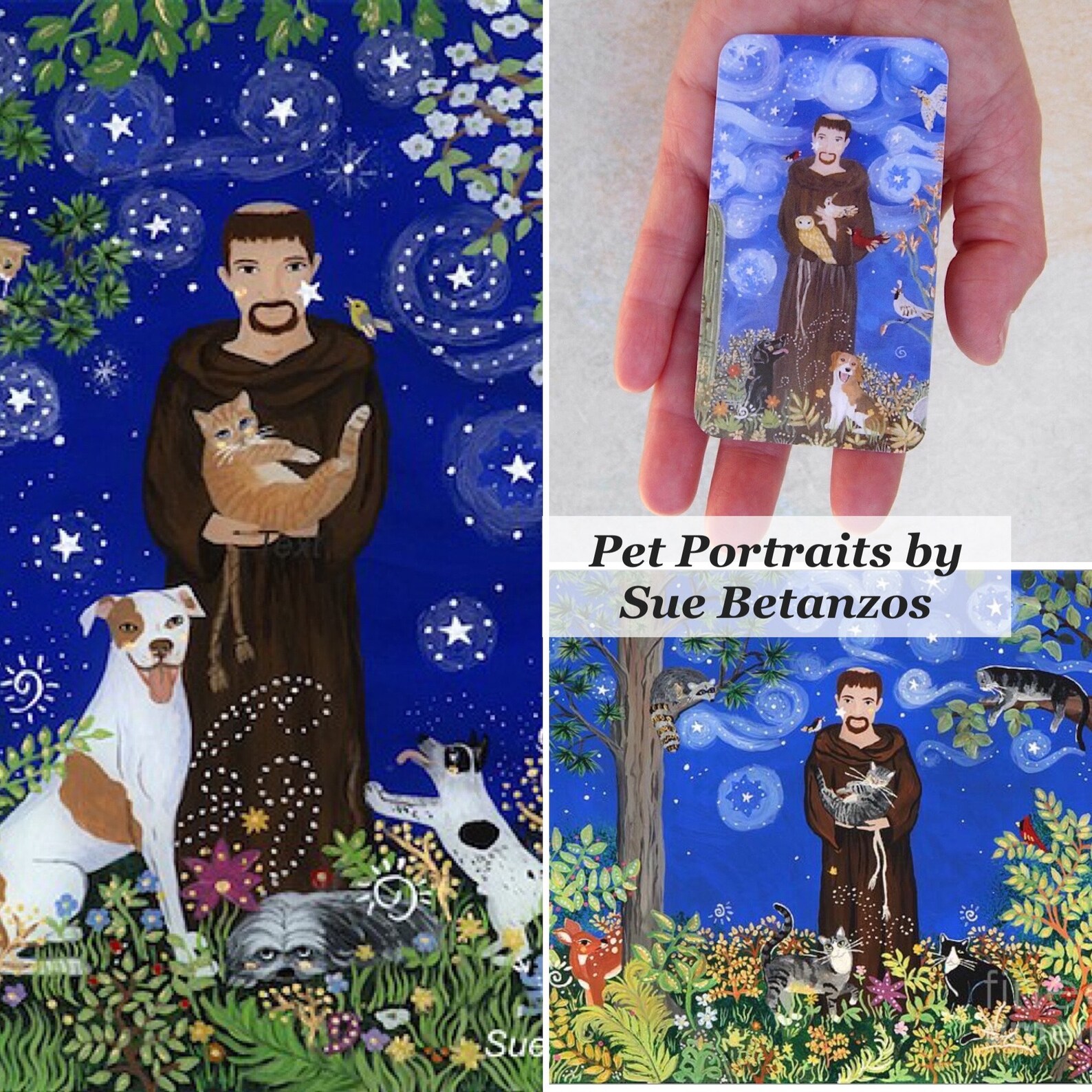 St. Francis of Assisi Art Print Inspirational Gift Spiritual - Etsy
