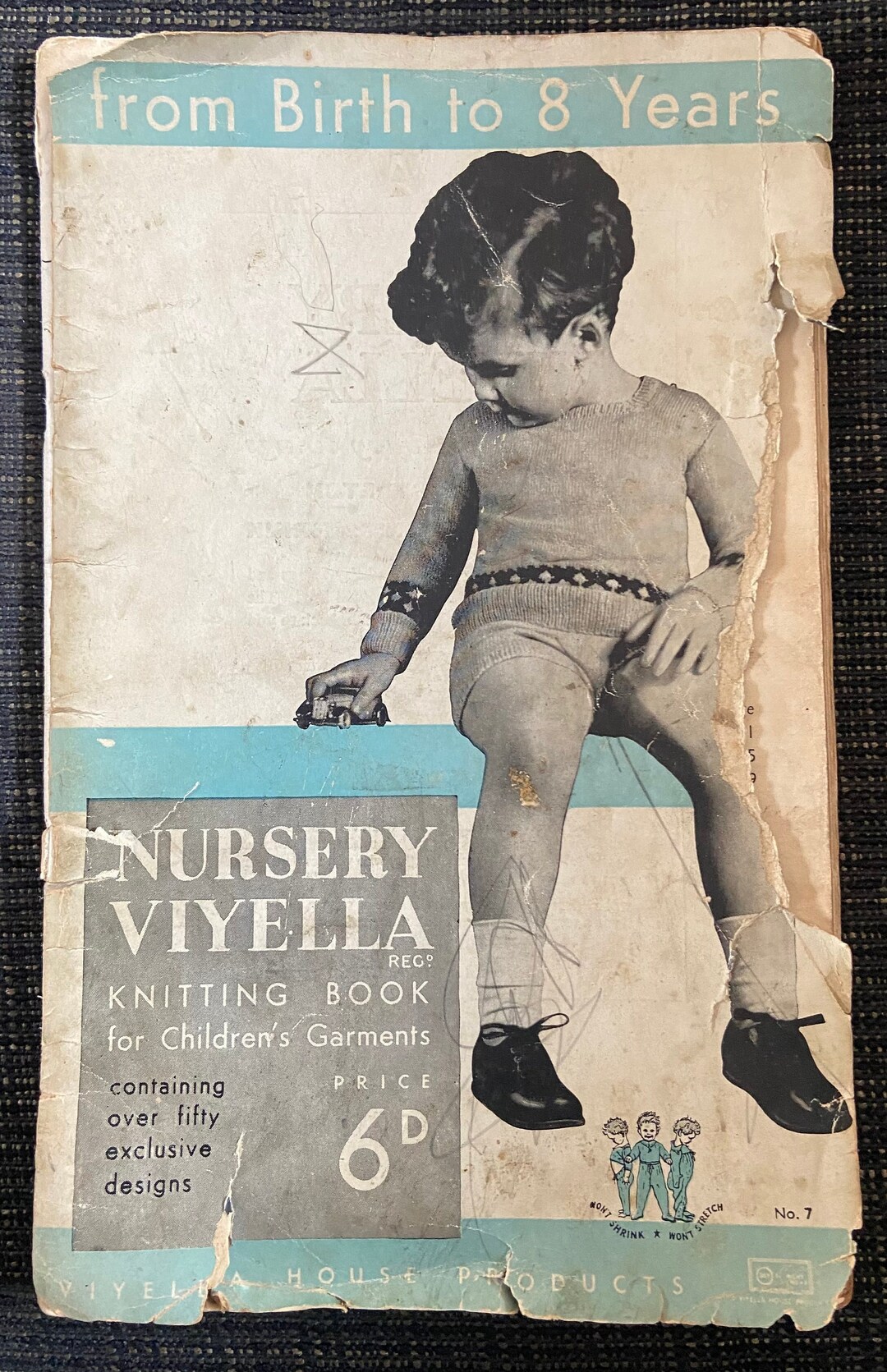 Vintage Viyella Baby Babies Kids Knitting Pattern Book - Etsy Australia
