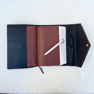 Custom Handmade Leather Bible Cover, Snap Close Bible Protector ...