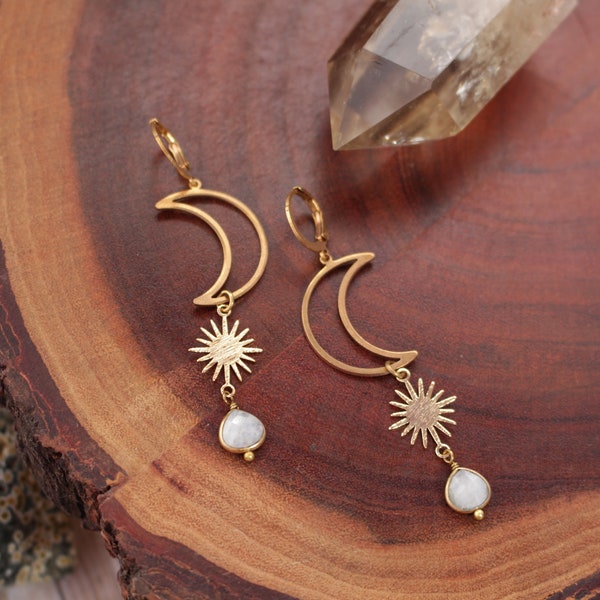Moonstone Drops - Etsy
