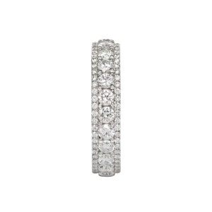 Women's Diamond Eternity Band With 5 Pointer Diamonds All Around and ...