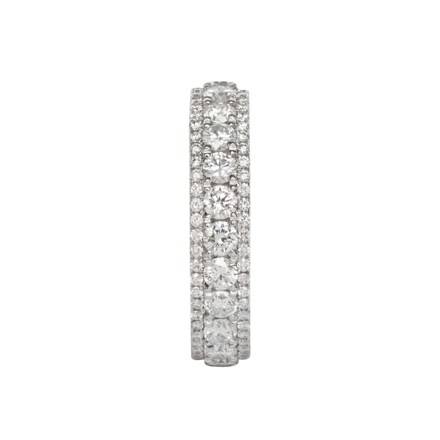 Women's Diamond Eternity Band With 5 Pointer Diamonds All - Etsy