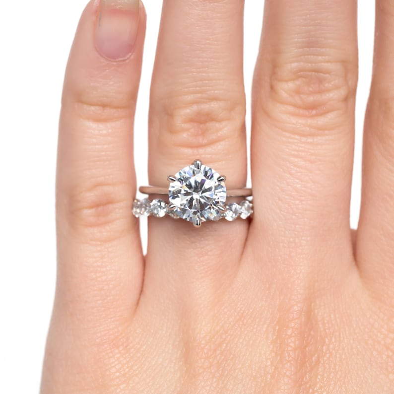 6 Prong Solitaire Setting With Tulip Head. Classic Solitaire Engagement ...