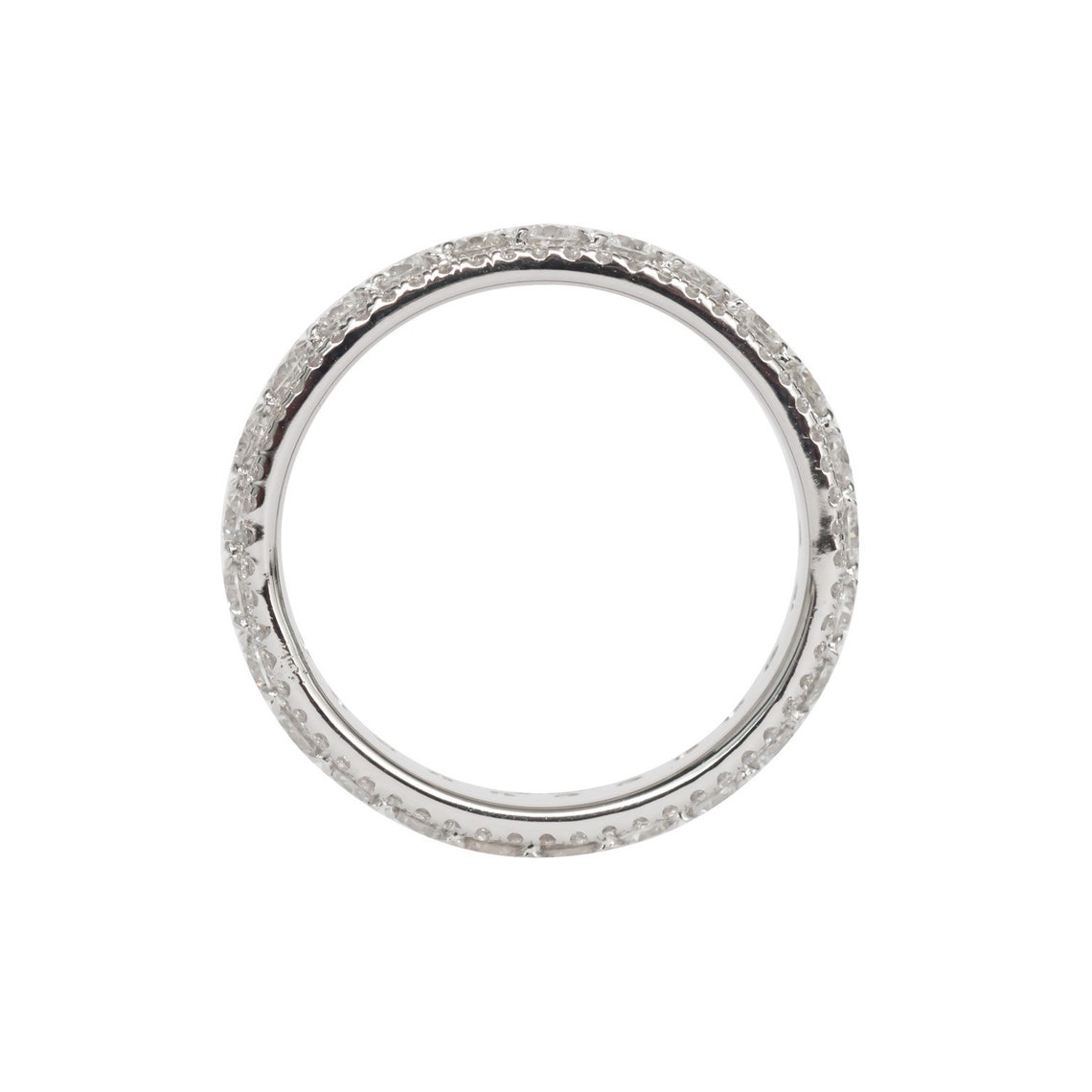 Women's Diamond Eternity Band With 5 Pointer Diamonds All | Etsy