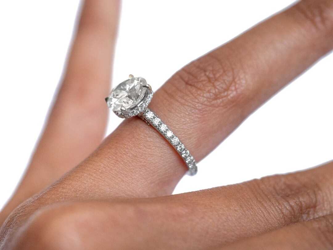 DBK Classic 2.0 Solitaire Setting With Hidden Halo, Diamond Bridge ...