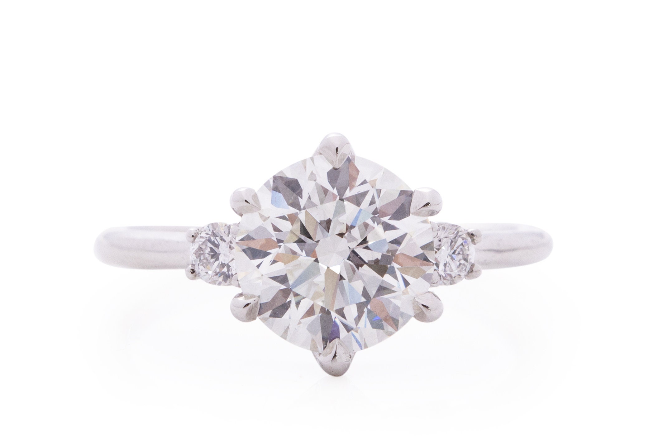 Tulip Solitaire 3 Stone Setting - Etsy.de