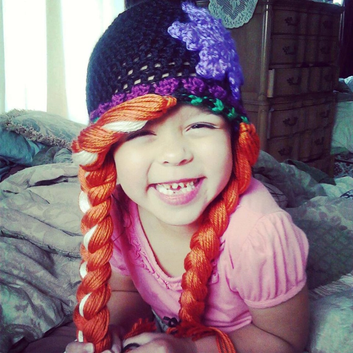 Frozen's Anna Inspired Crocheted Hat. - Etsy