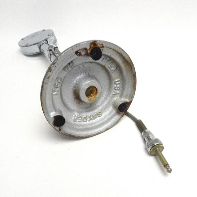 Astatic D-104 Lollipop Microphone With Snyder Mfg Co Stand, Untested ...