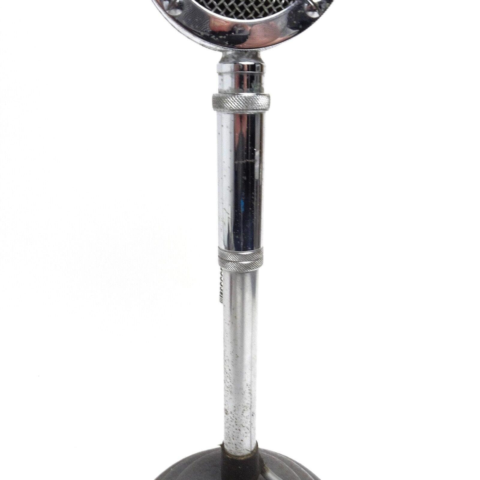 Astatic D-104 Lollipop Microphone With Snyder Mfg Co Stand, Untested ...