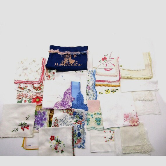 Vintage hankies - a - Gem