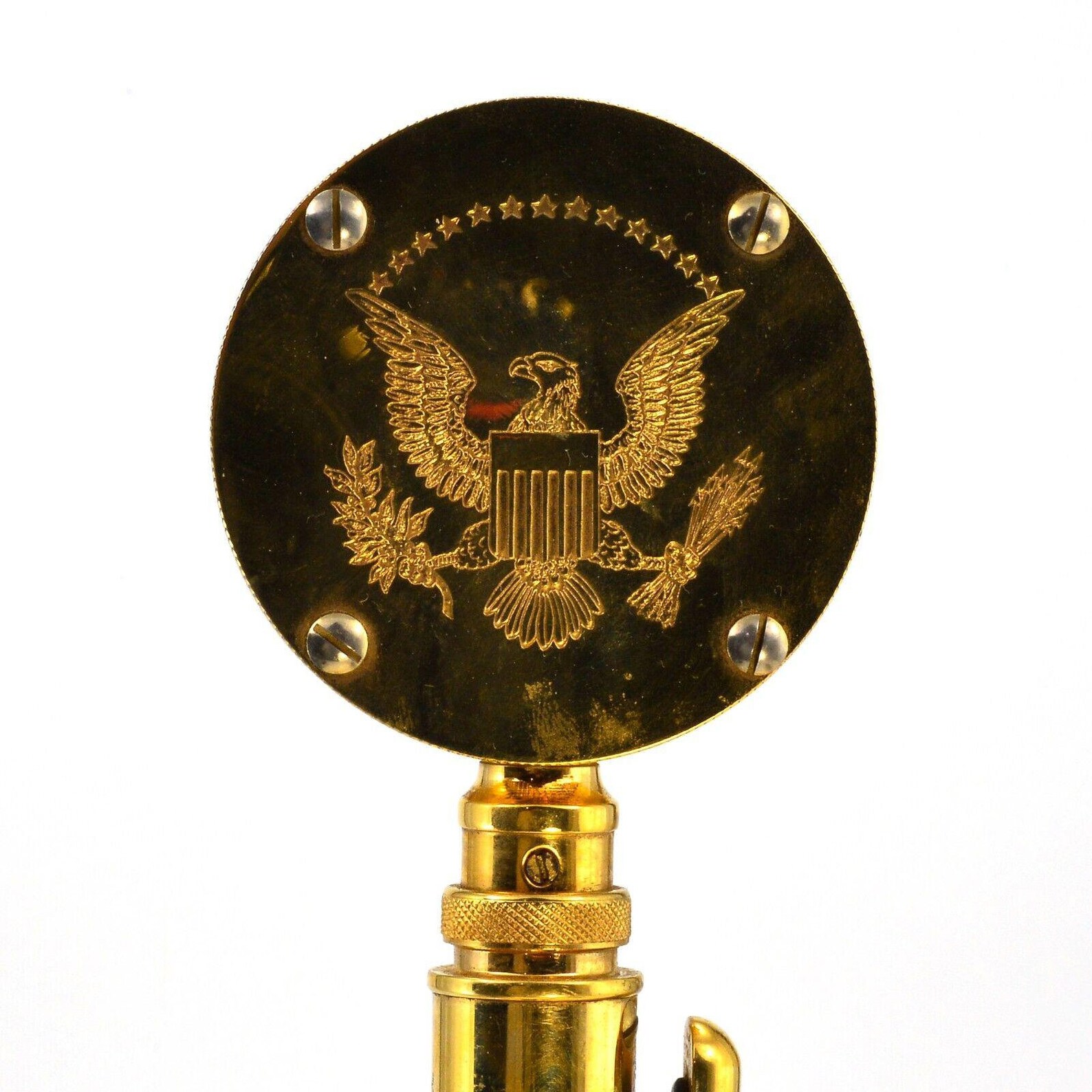 Astatic Golden Eagle Microphone Good Cosmetic Condition, PTT Scratchy ...