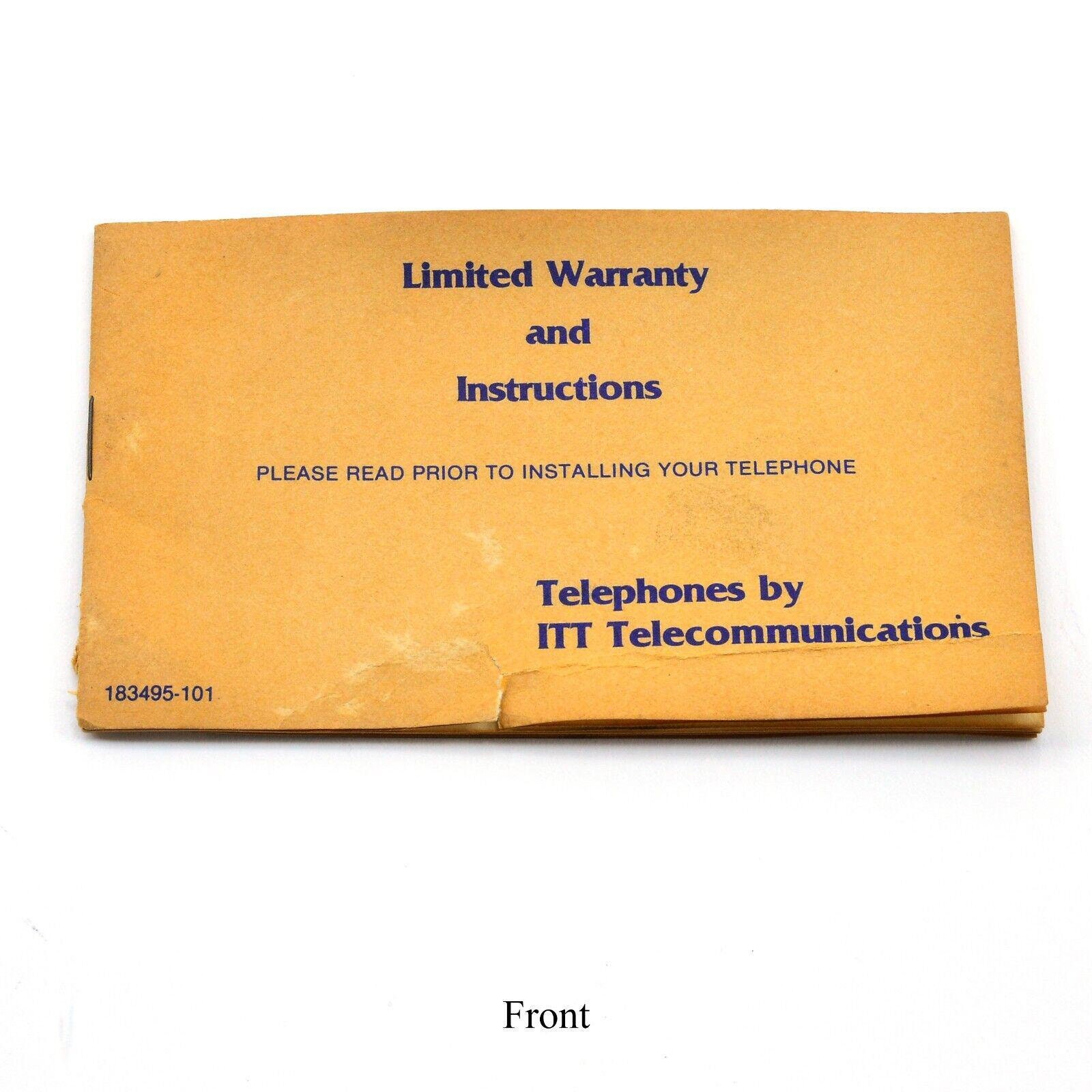 Vintage ITT Desk Telephone Rotary, in Original Box (box is Very Dusty ...