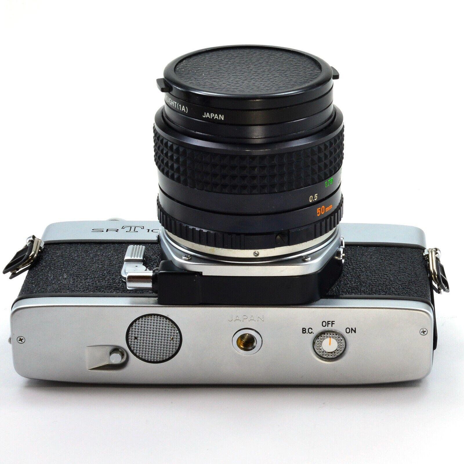 Minolta Srt 101 Super Camera Body W MC Rokkor PG 55mm MF Lens From ...