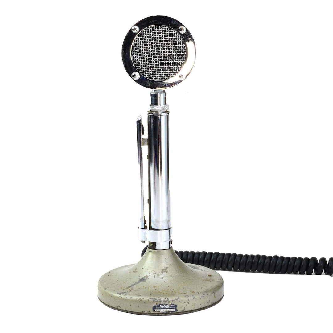 Astatic D-104 Microphone in Working Condition Includes 5 Pin Connector ...