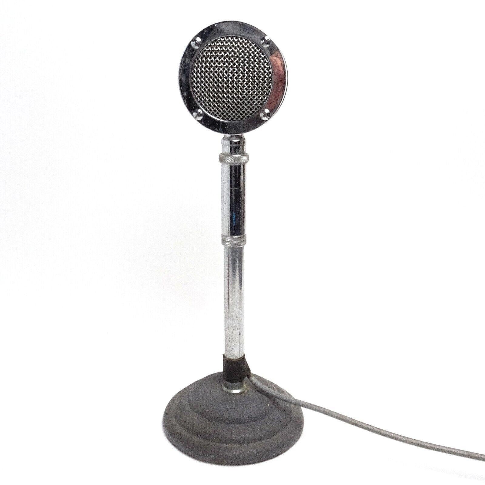 Astatic D-104 Lollipop Microphone With Snyder Mfg Co Stand, Untested ...