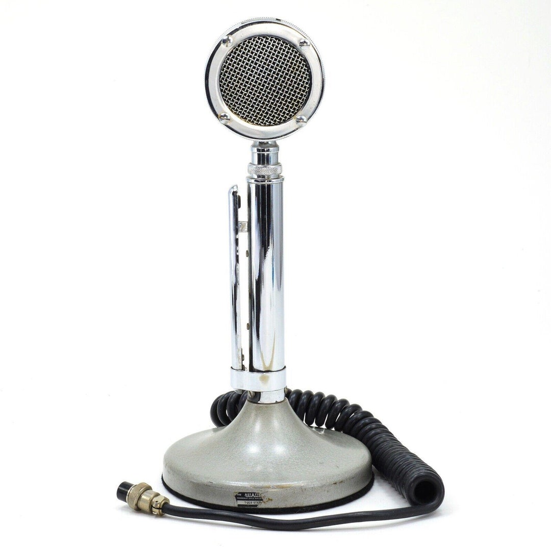 1930s Astatic D-104 Lollipop Microphone With 4-pin DIN Connector ...