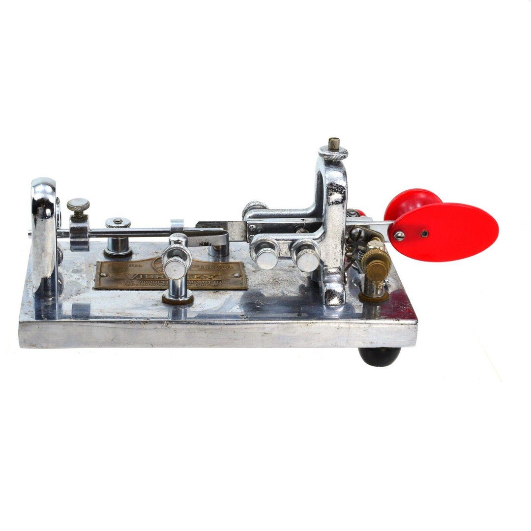 Key Bug Vibroplex Original 1948 Deluxe SN 158464 Fair/good Cosmetic ...