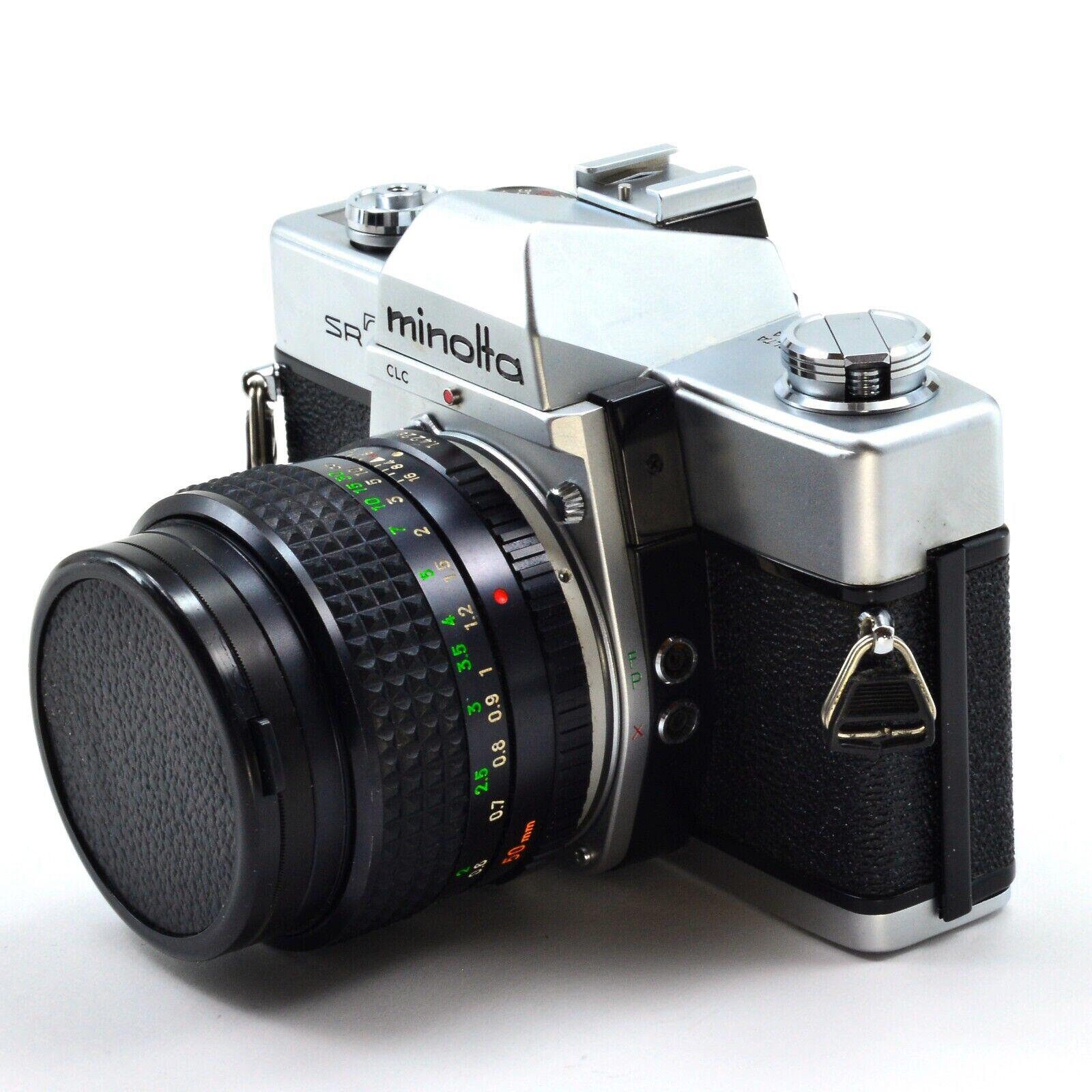 Minolta Srt 101 Super Camera Body W MC Rokkor PG 55mm MF Lens From ...