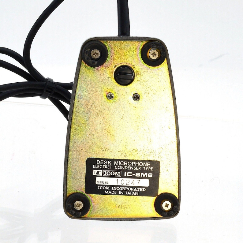 Icom IC-SM6 Microphone, in Good Cosmetic and Working Condition. - Etsy