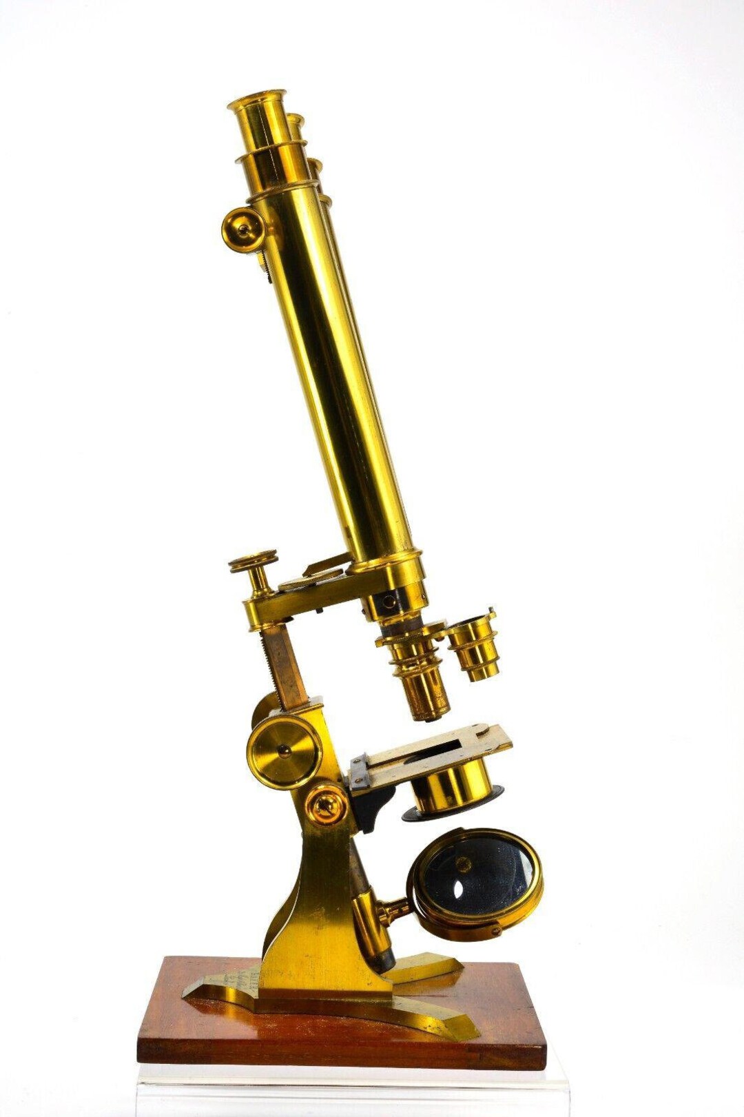 Antique Charles Baker Active, London, 1851-1901 C 1855 Binocular ...