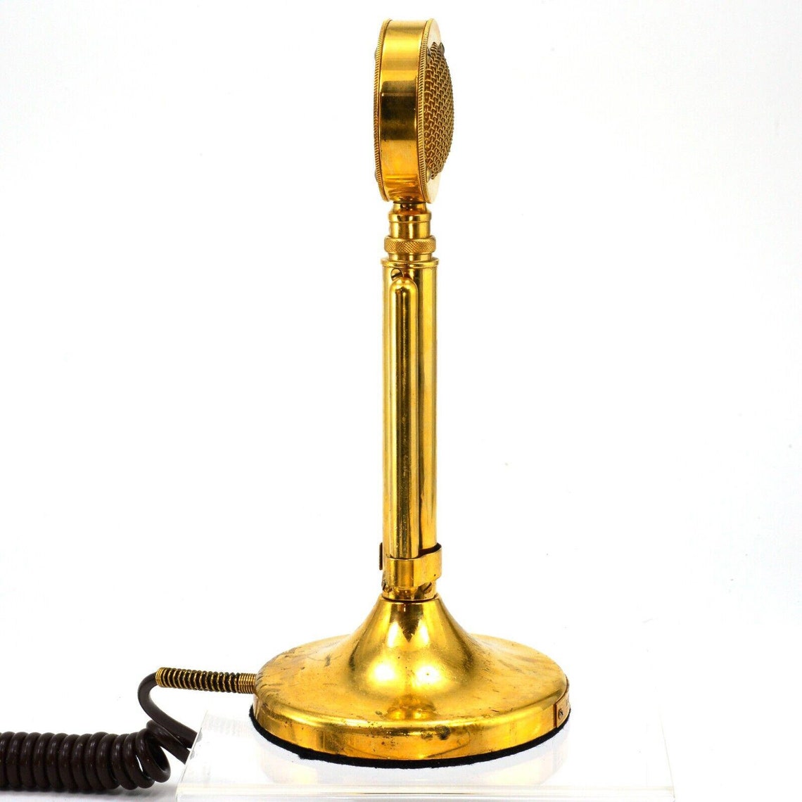 Astatic Golden Eagle Microphone Good Cosmetic Condition, PTT Scratchy ...