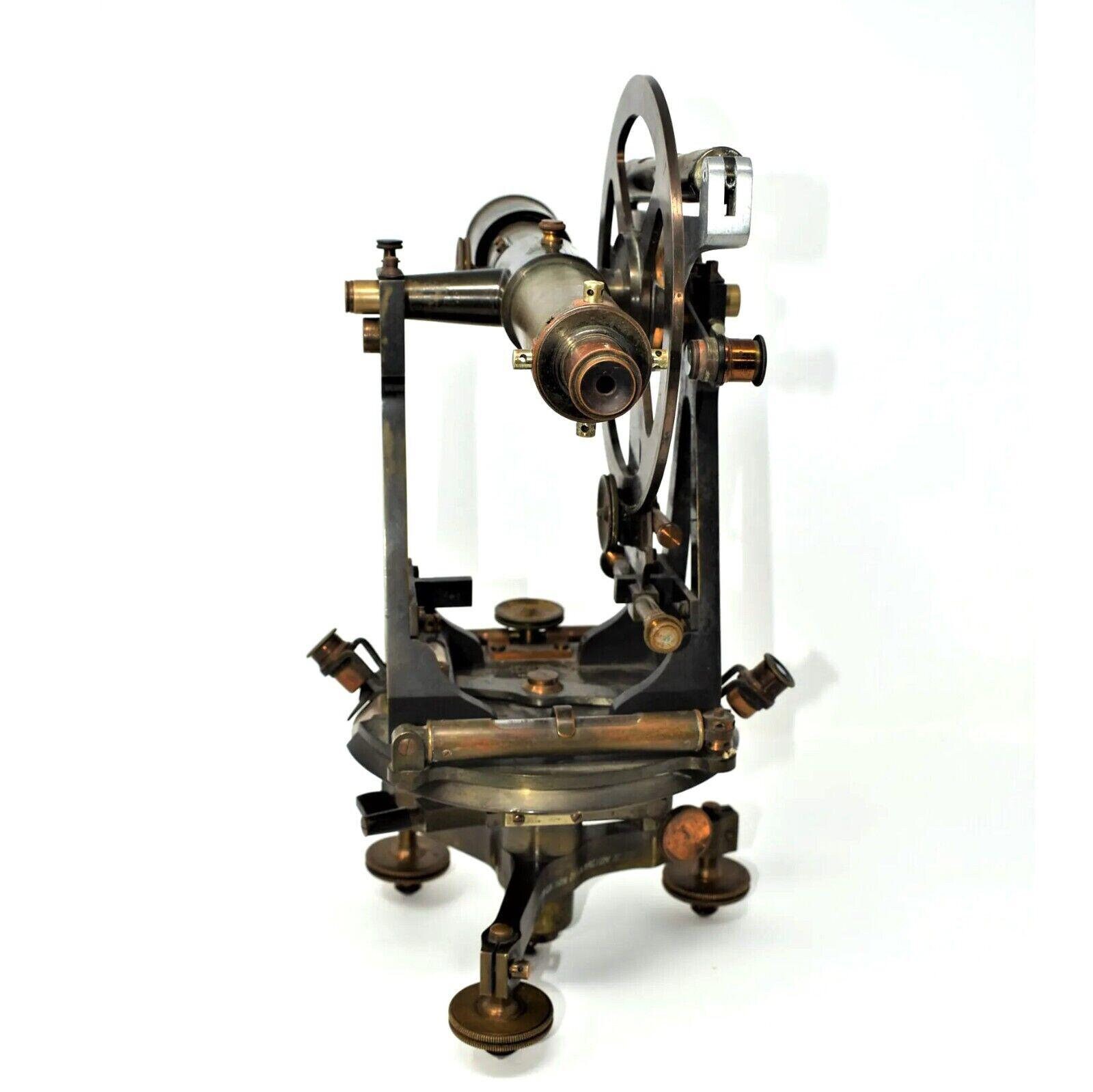 An Antique English Troughton & Simms Theodolite Early 20th Century ...