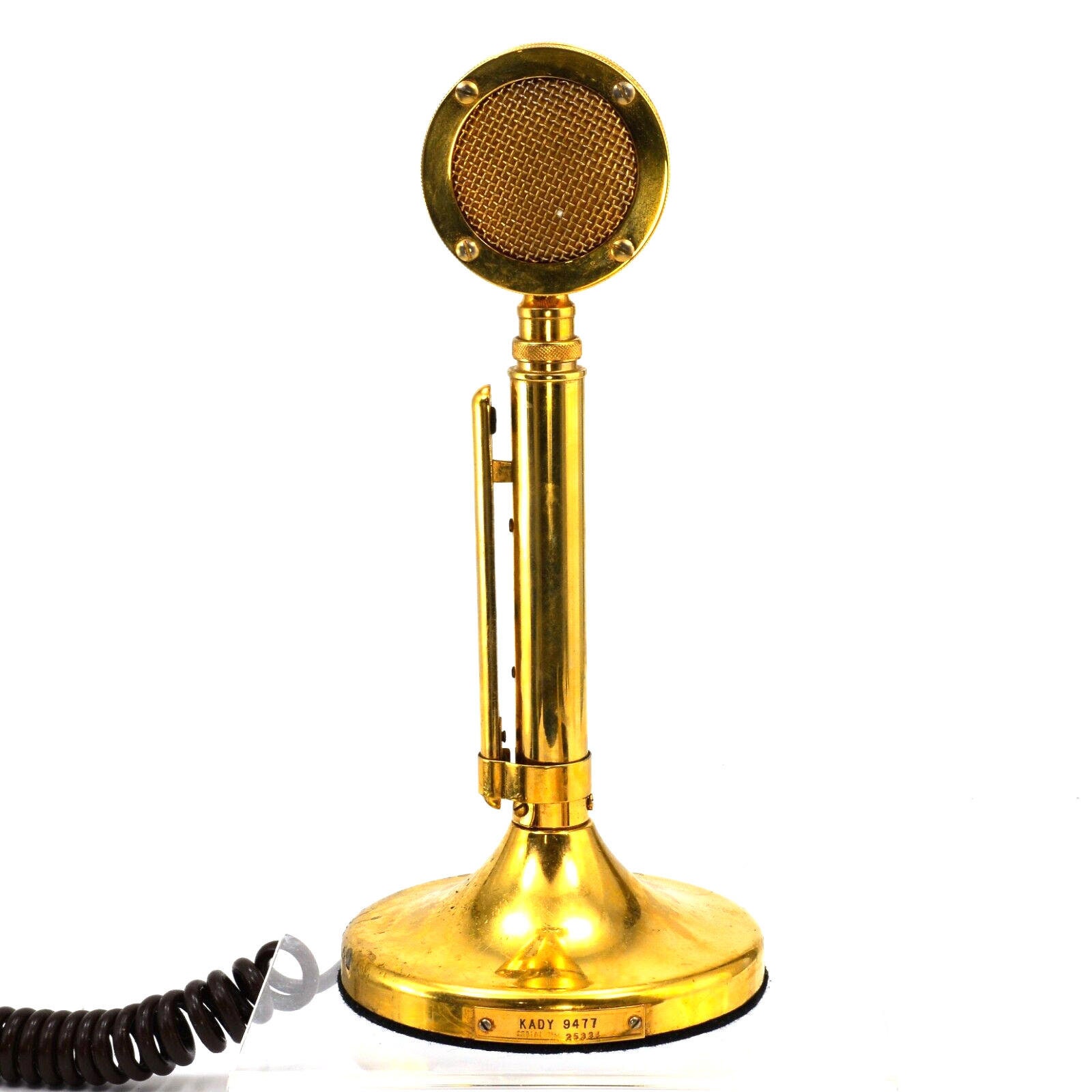 Astatic Golden Eagle Microphone Good Cosmetic Condition, PTT Scratchy ...